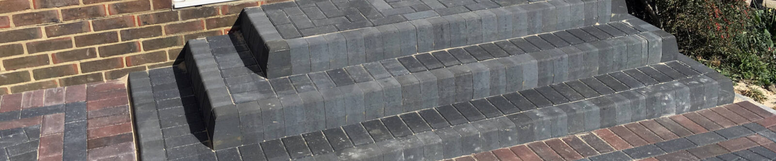 Steps - Incorperate steps into your patio design. Front and back door steps